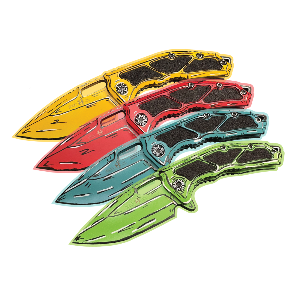 Cel Shaded Medusa Sticker | Heretic Knives